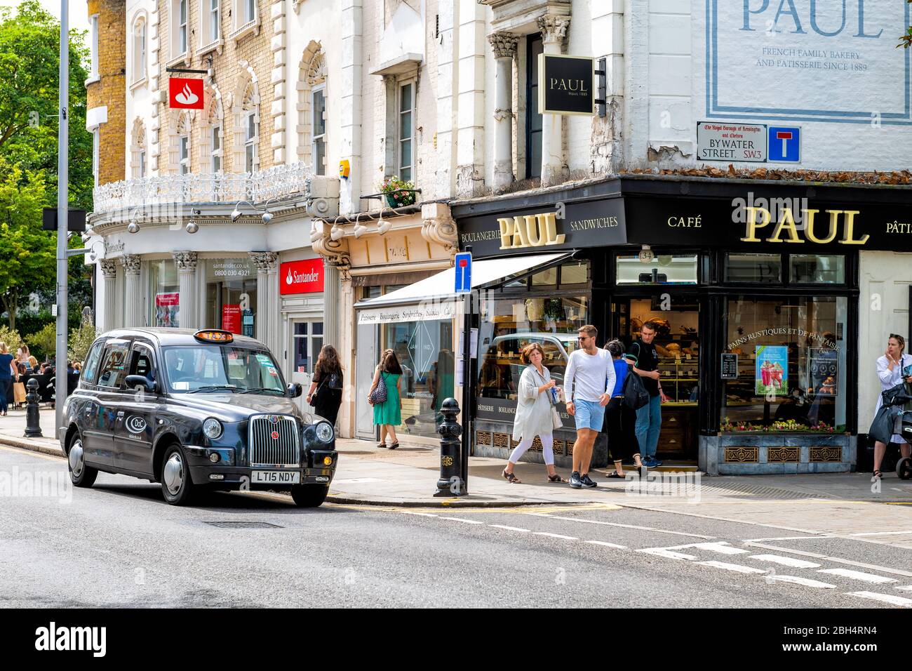Londres, Royaume-Uni - 23 juin 2018 : quartier royal de Chelsea Street ...