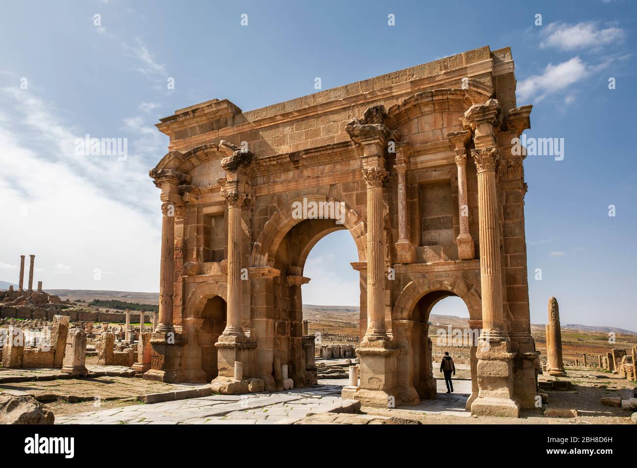 Les Ruines Romaines De Timgad Banque d'image et photos - Alamy