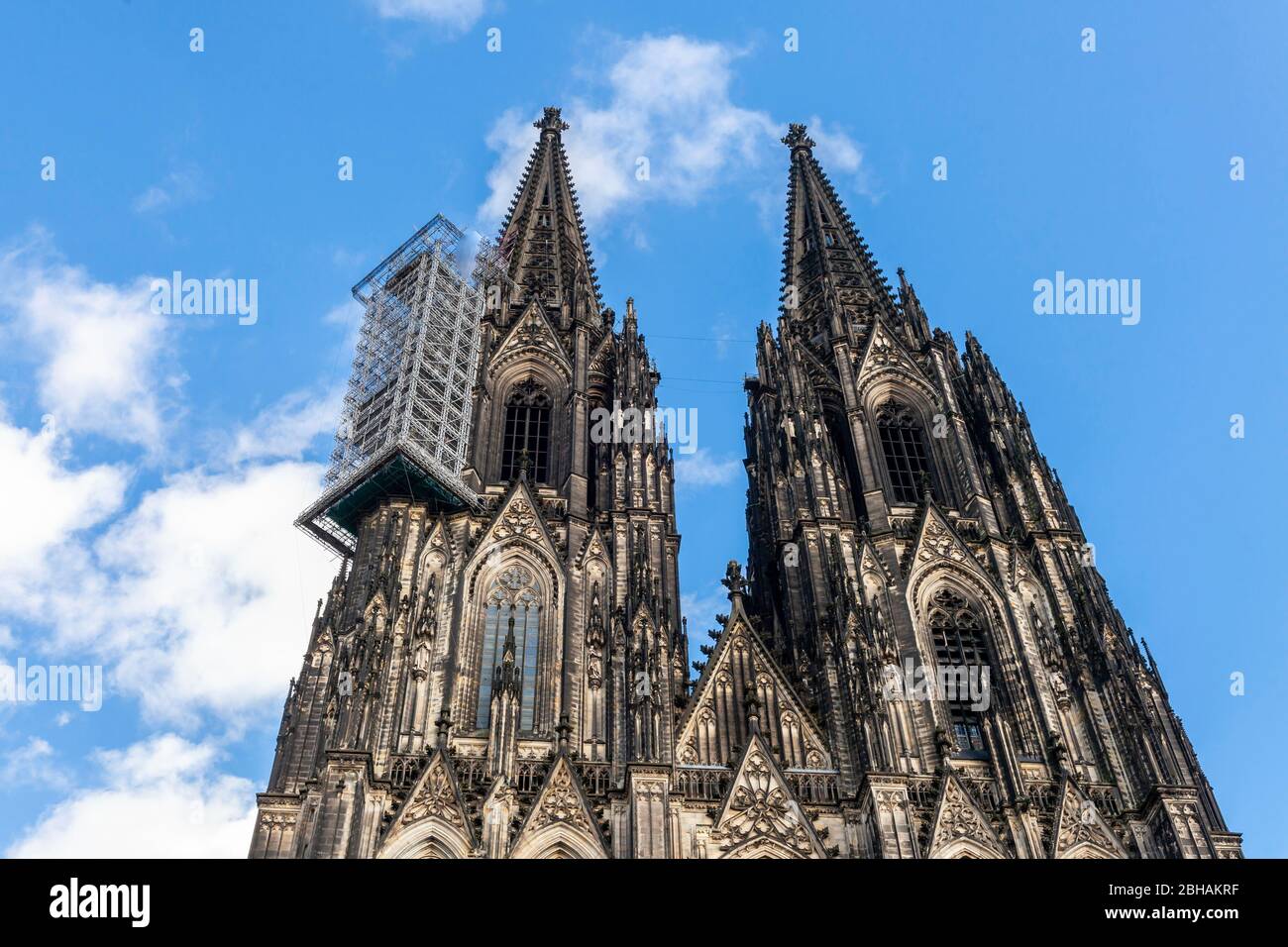 Flèche de la cathédrale de cologne Banque de photographies et d’images ...