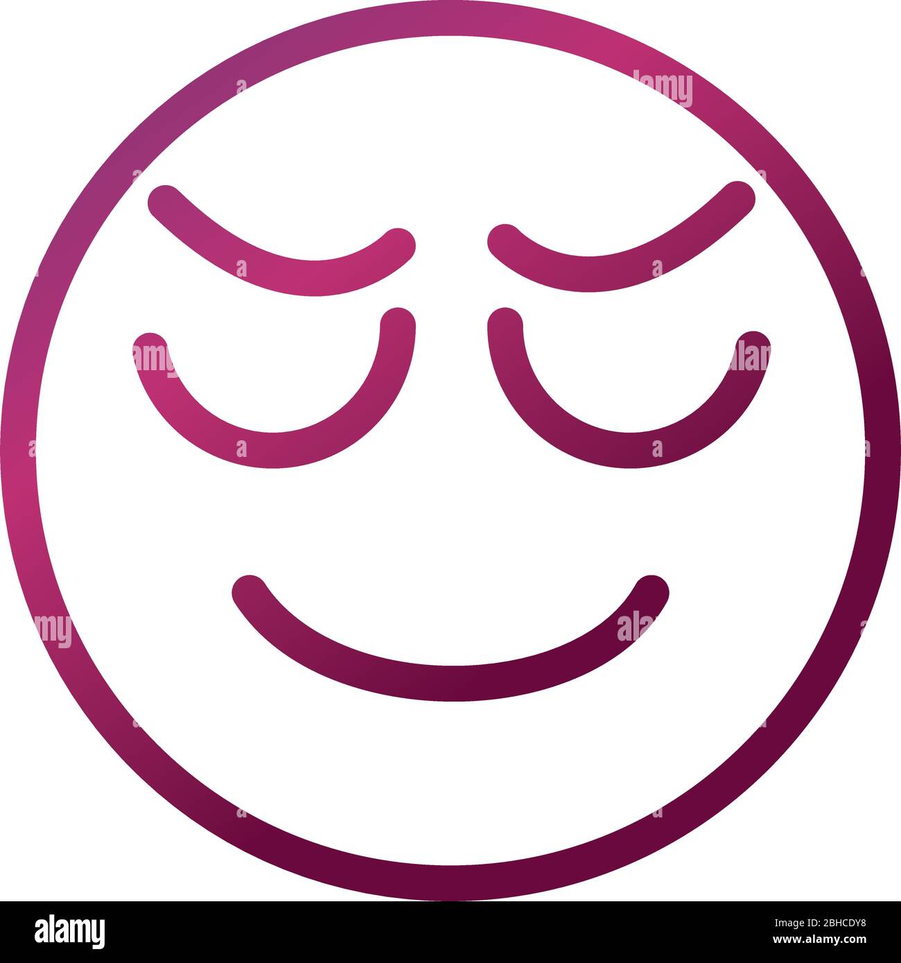 icône de style de dégradé d'illustration vectorielle d'expression de ...