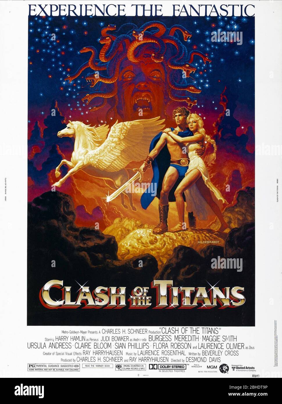 Clash Of The Titans 1981 Medusa Banque d'image et photos - Alamy