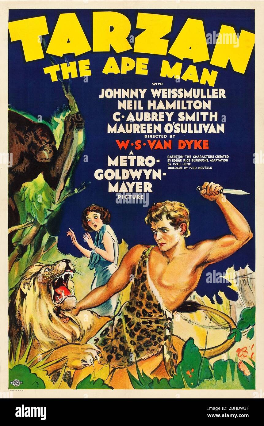 Tarzan Poster Banque d'image et photos - Alamy