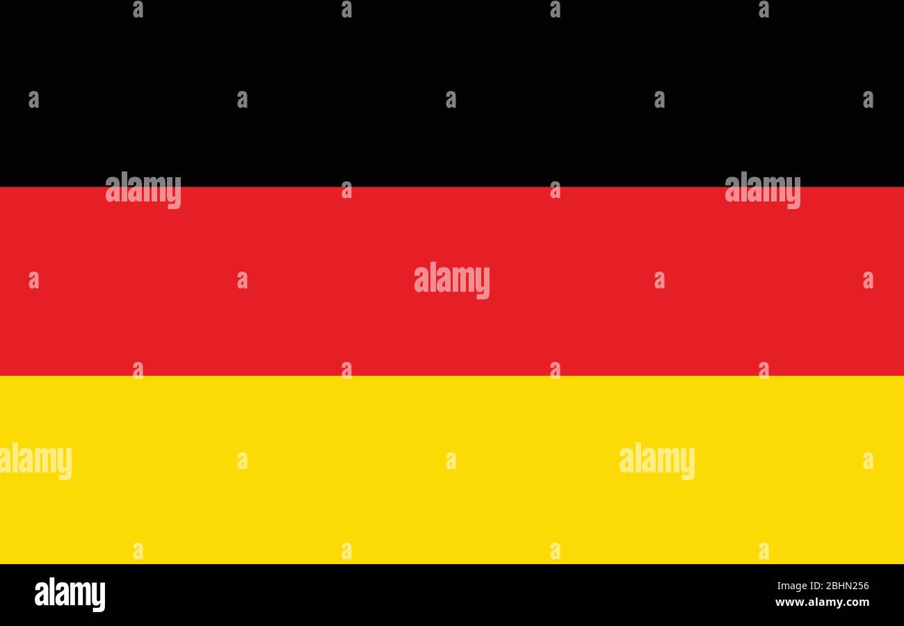 Graphique vectoriel drapeau Allemagne. Illustration du drapeau allemand ...