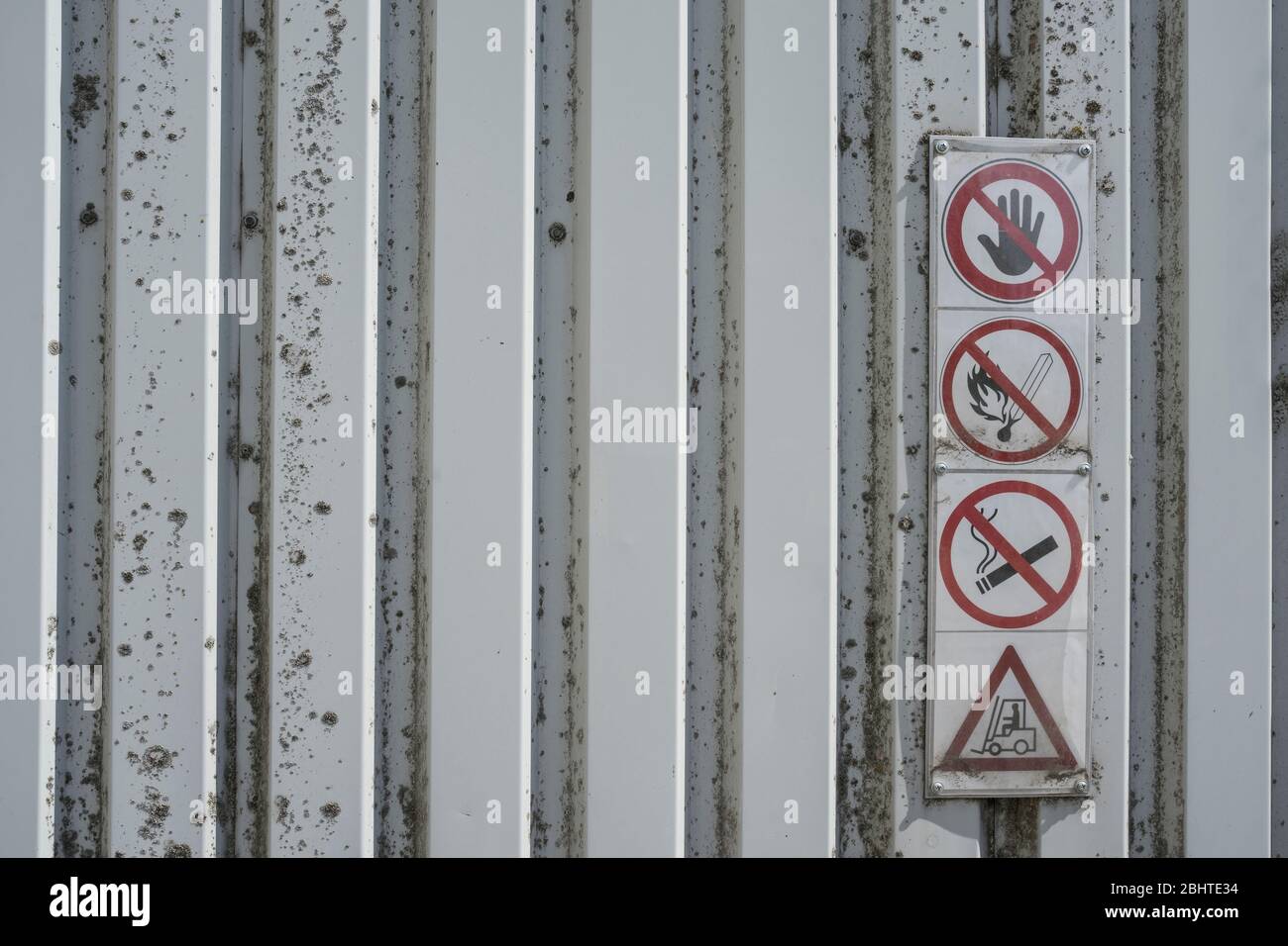 Pictogramme de risque industriel Banque de photographies et d’images à ...
