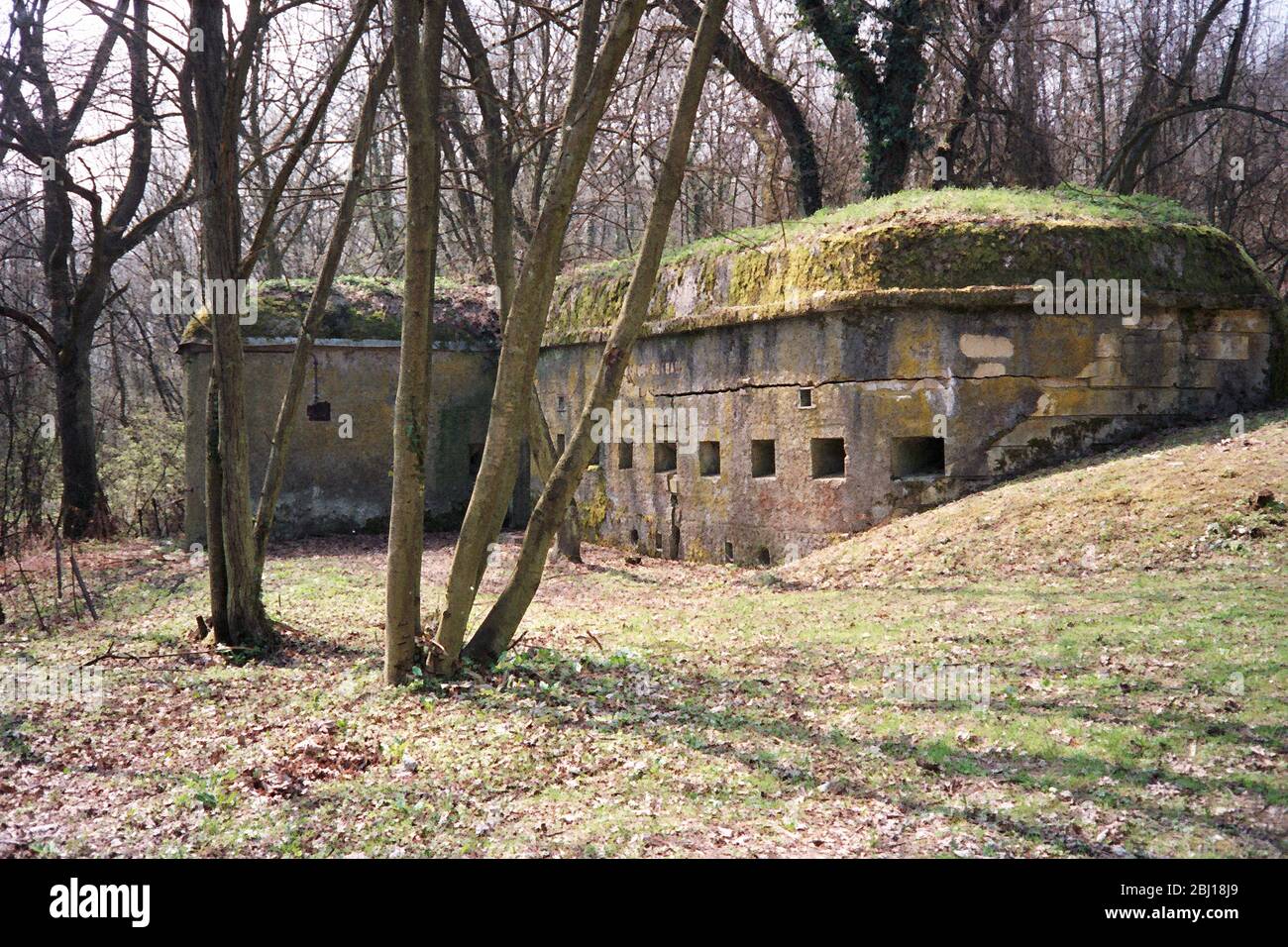 Le système de bunker de fort Hackenberg fait partie de la ligne Maginot ...