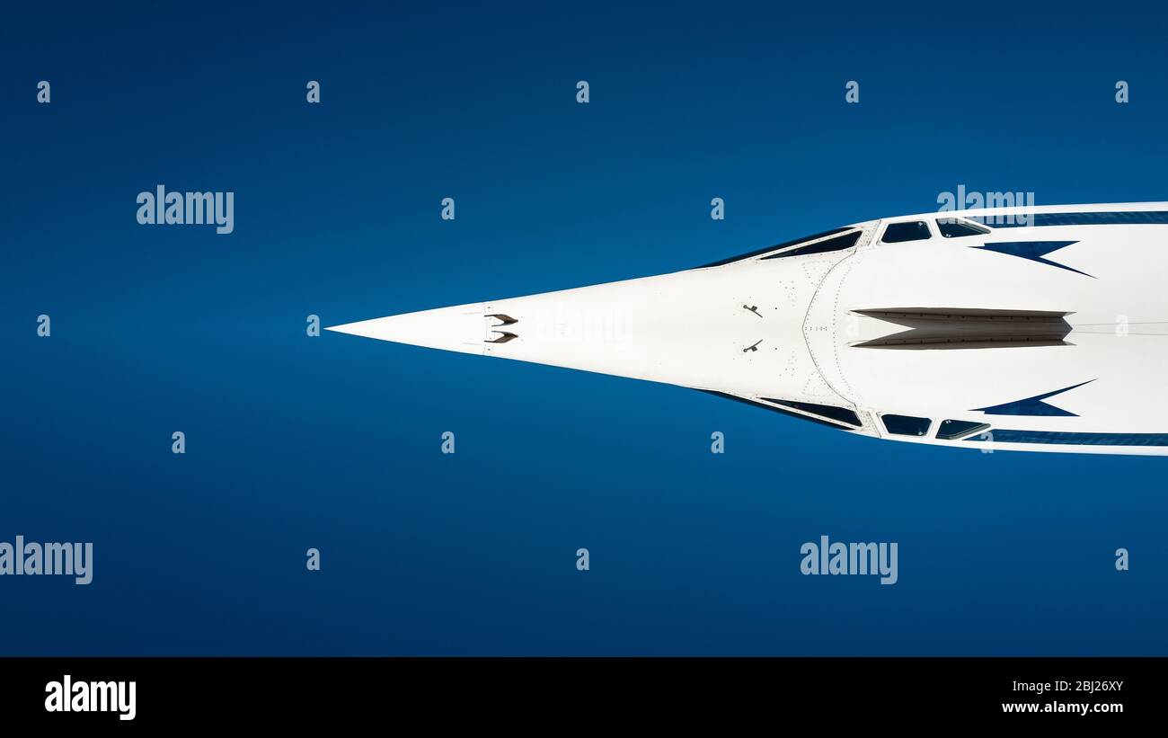 Avion supersonique concorde Banque de photographies et d’images à haute ...