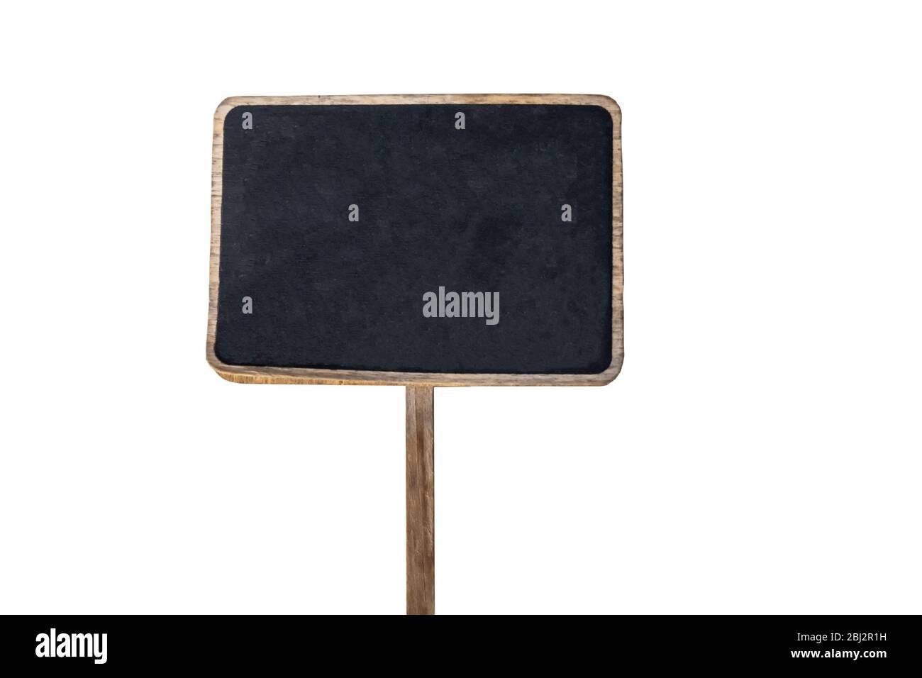 Panneau de jardin en ardoise Banque d'images détourées - Alamy