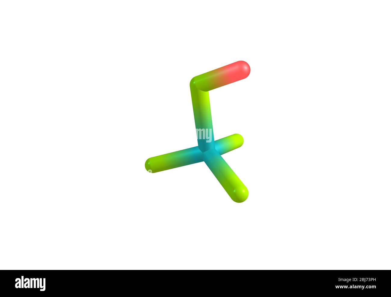 Estructura molecular del ácido nitrico Banque de photographies et d ...