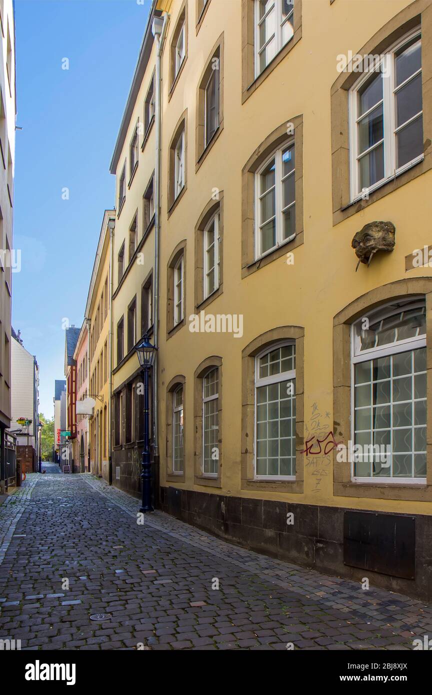 Shopping street in cologne germany Banque de photographies et d’images ...