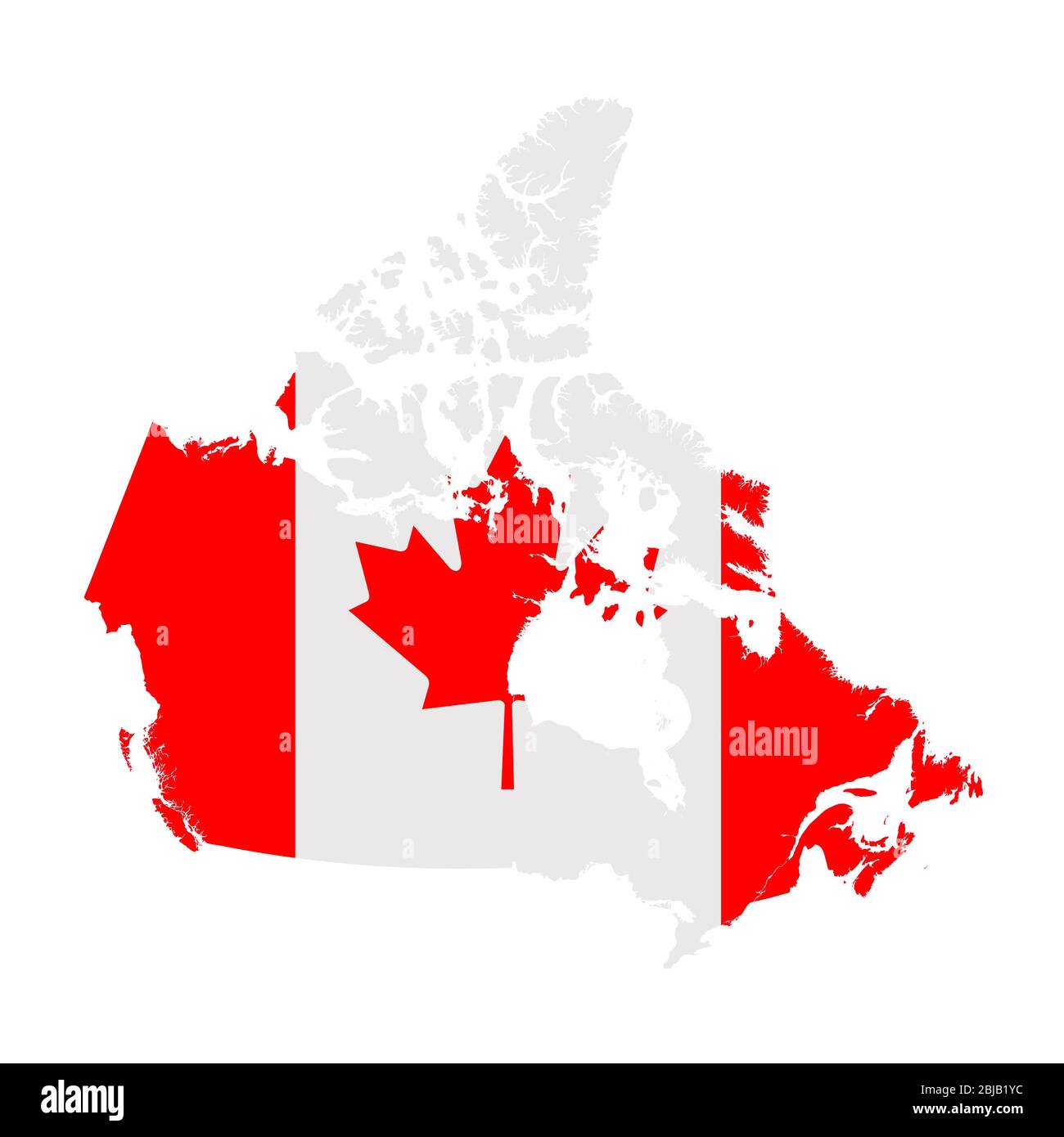 Carte du pays canada Banque de photographies et d’images à haute ...