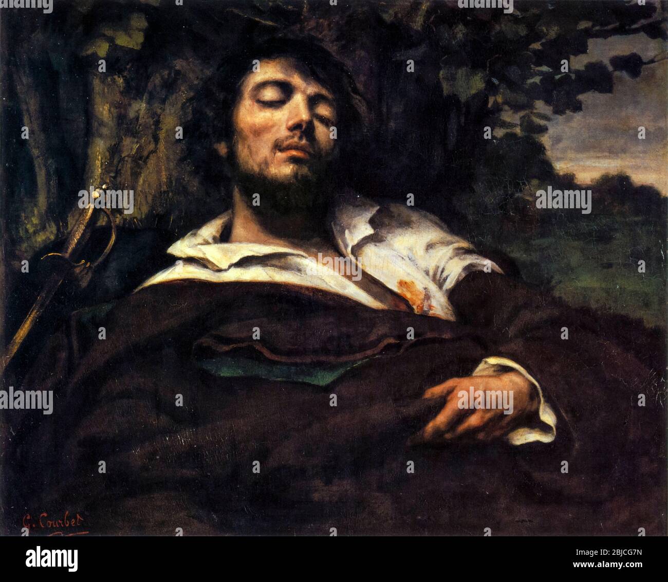 Autoportrait de gustave courbet Banque de photographies et d’images à ...