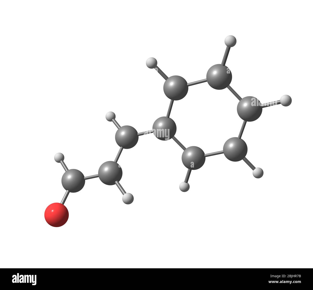Cinnamaldehyde molecule Banque de photographies et d’images à haute ...