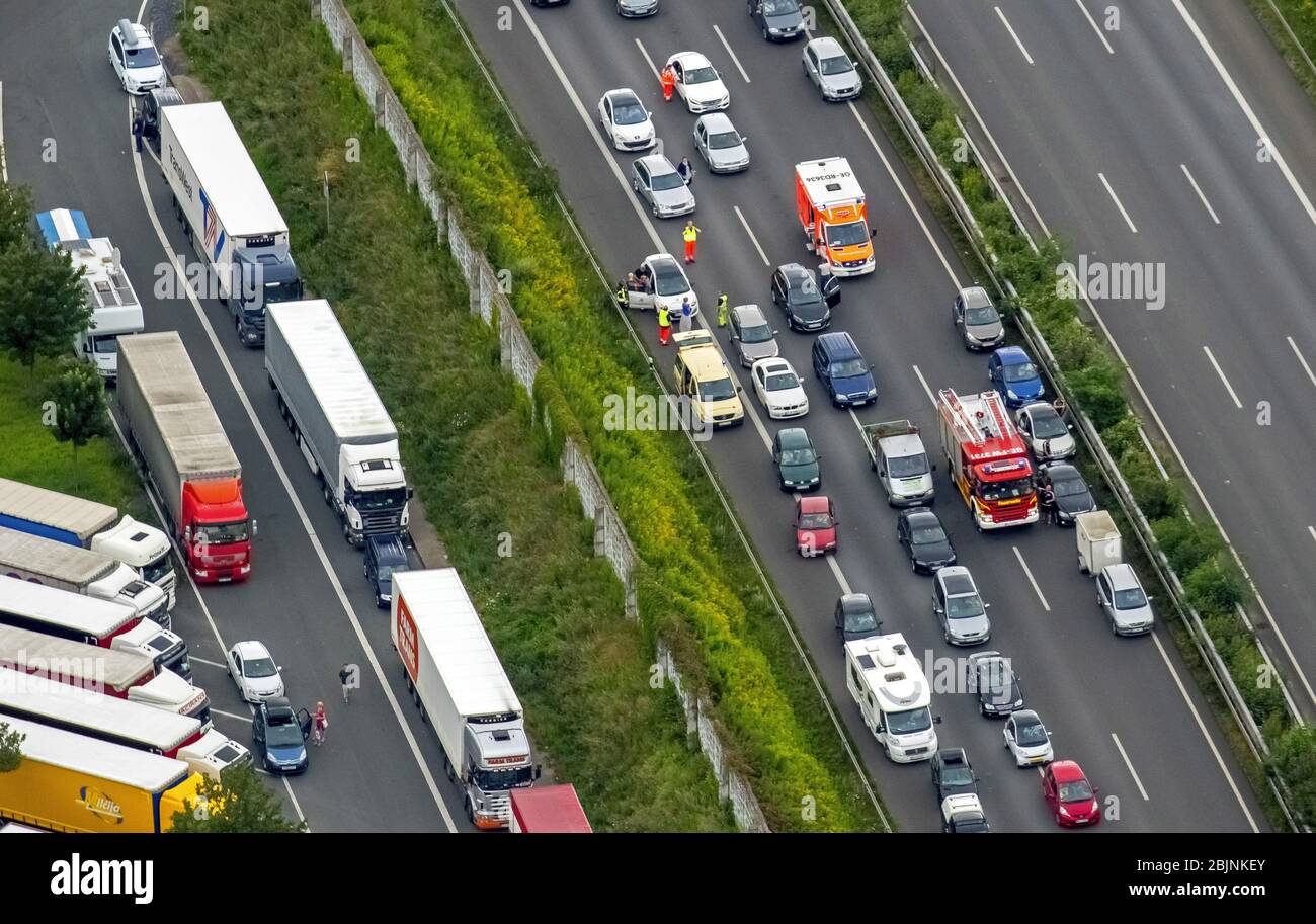 Embouteillage sur l'autoroute a2 Banque de photographies et d’images à ...