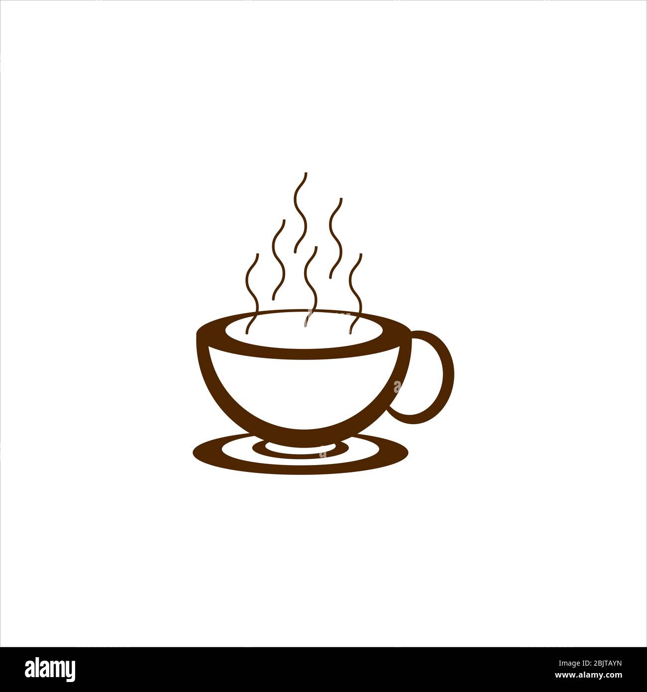 Coffee shop logo vector Banque de photographies et d’images à haute ...