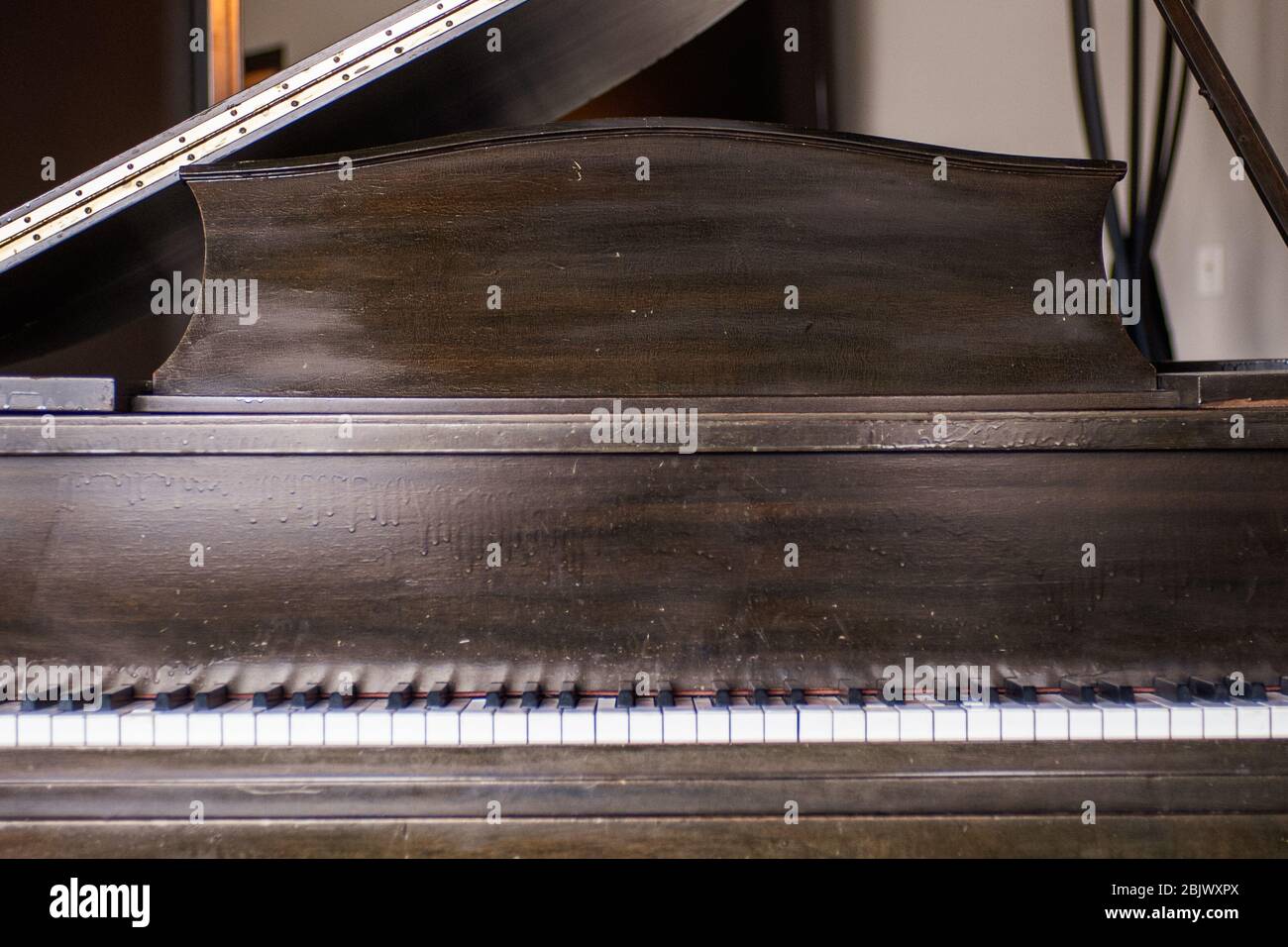 Grand piano keys Banque de photographies et d’images à haute résolution ...