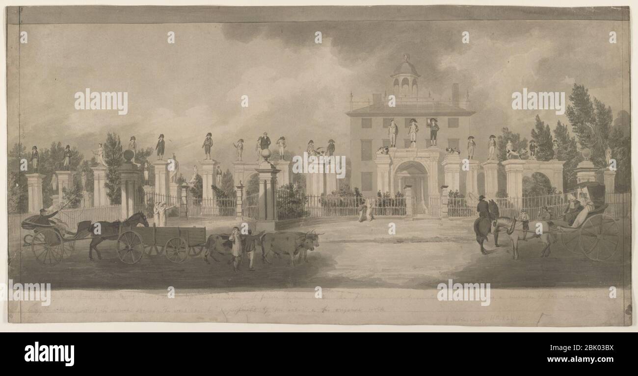 Accueil de Lord Timothy Dexter, Newburyport, Massachusetts avec des ...