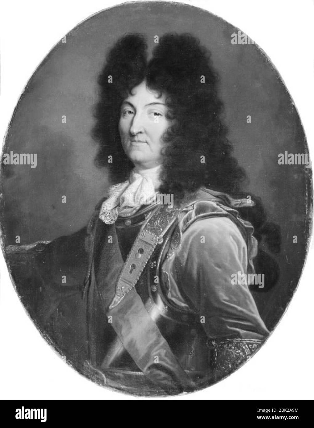 Hyacinthe rigaud louis xiv Banque d'images noir et blanc - Alamy