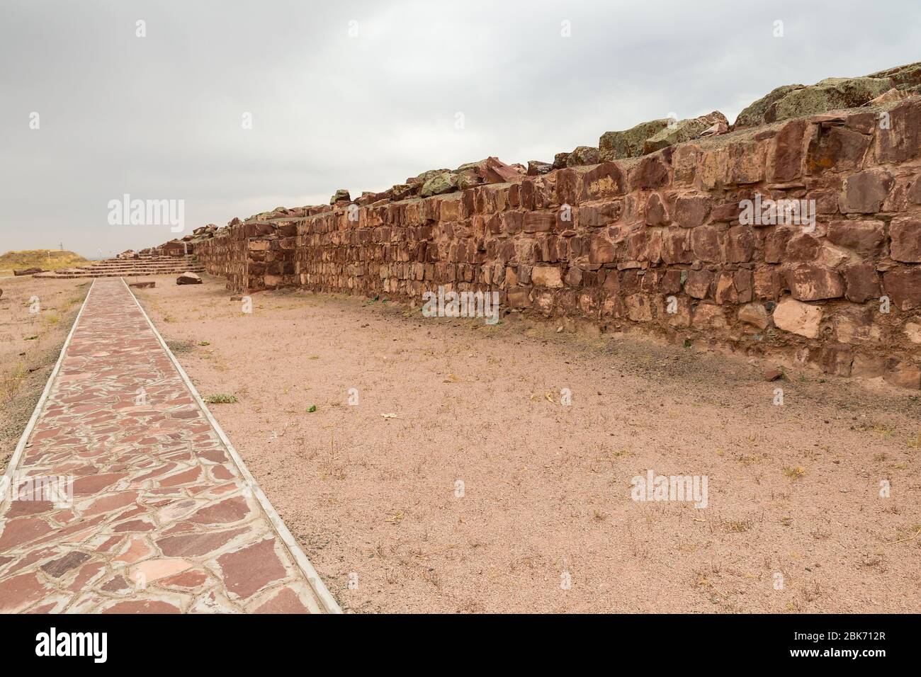 Complexe du palais d'Akyrtas au Kazakhstan. Le complexe architectural ...