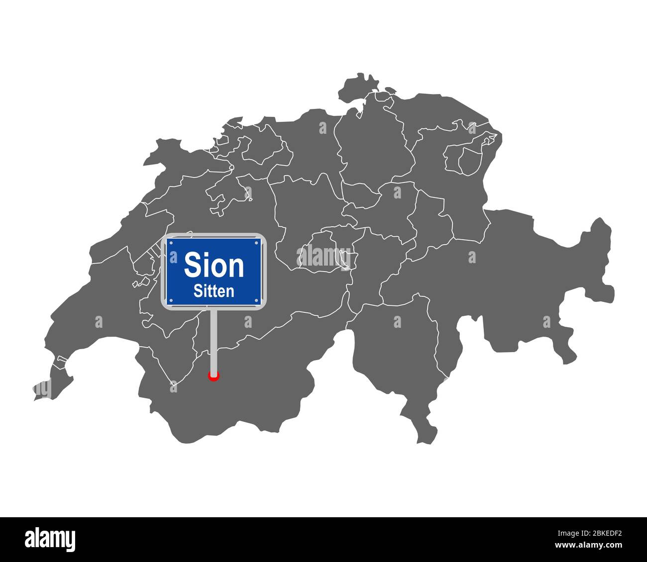 Sion map Banque de photographies et d’images à haute résolution - Alamy
