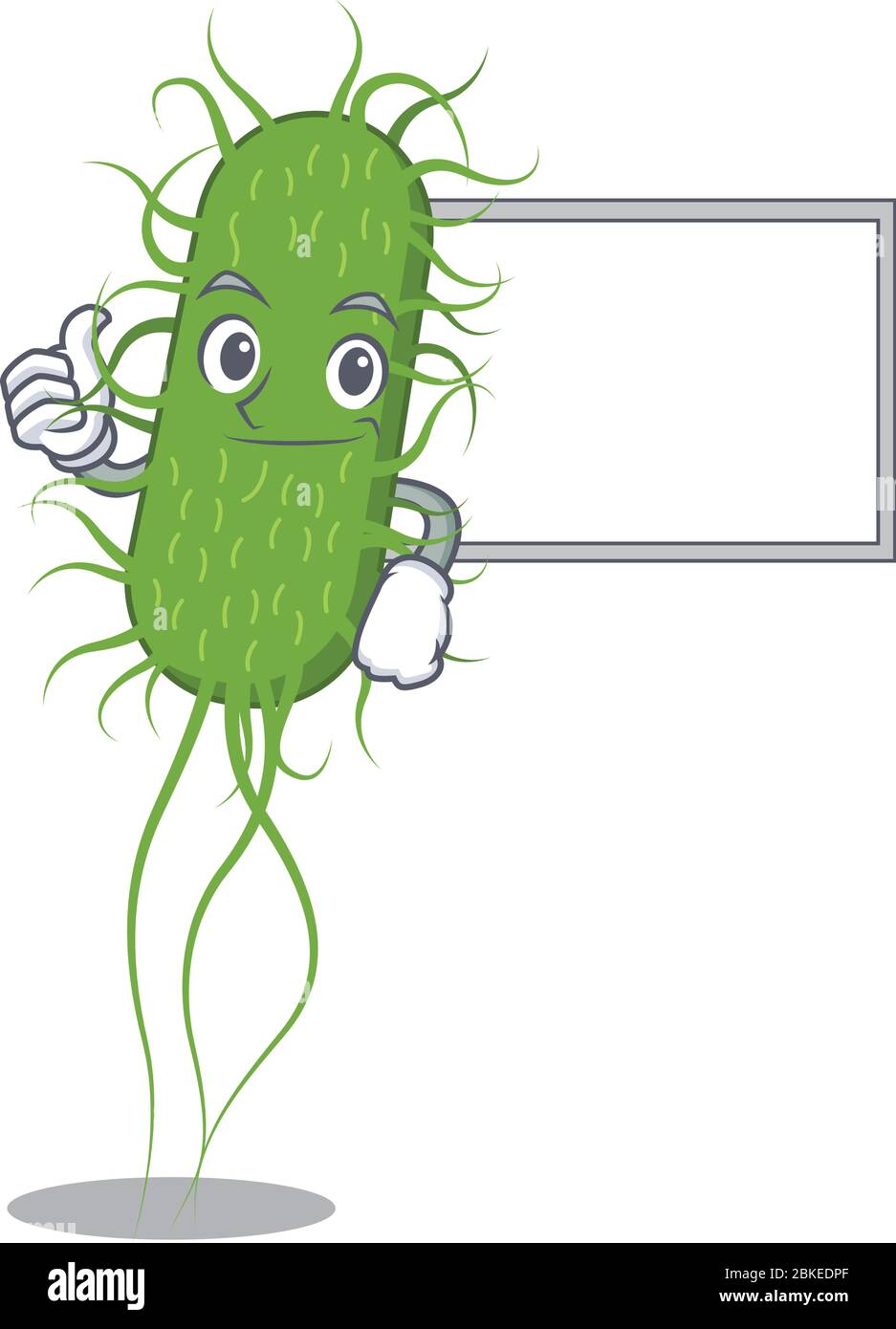 Motif humoristique de la bactérie E. coli Thumbs up apportez un tableau ...