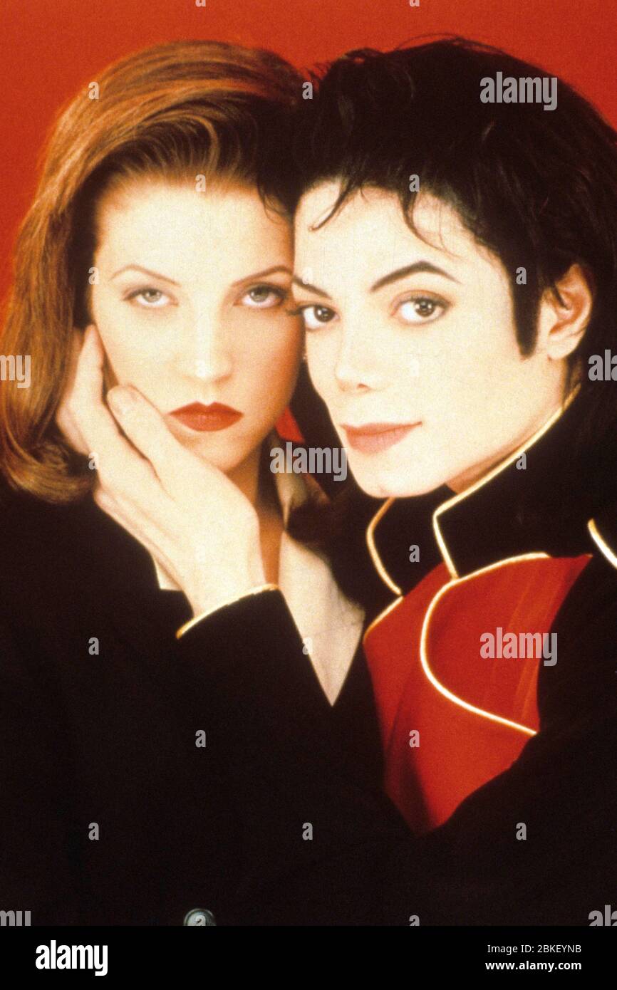 Michael jackson and lisa marie presley Banque de photographies et d ...