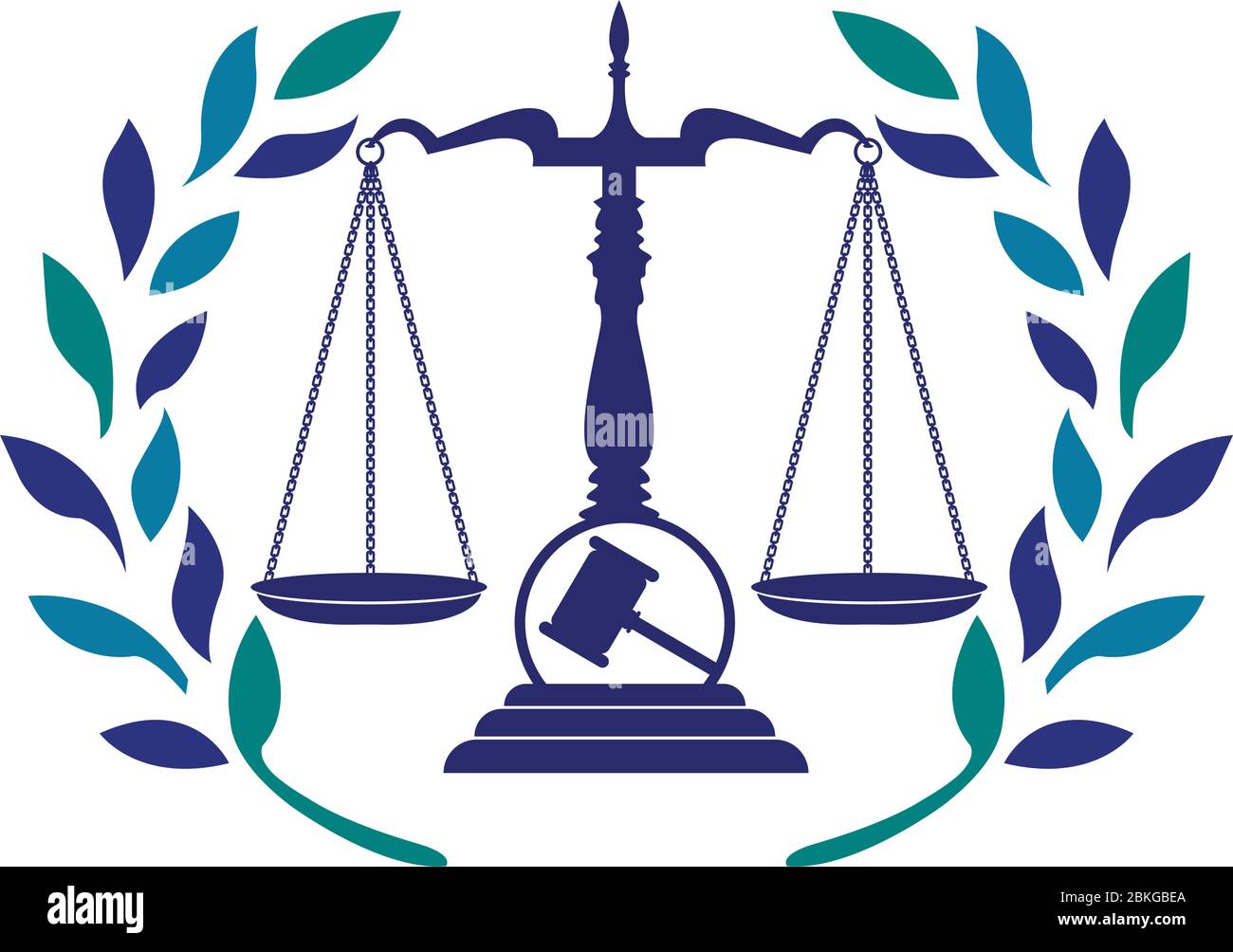 logo du droit de la justice Image Vectorielle Stock - Alamy
