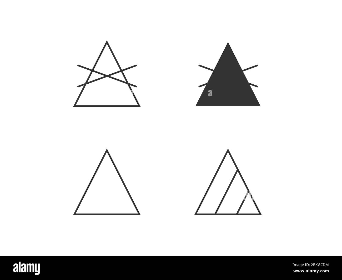 Symboles de lessive, symboles de blanchiment. Illustration vectorielle ...