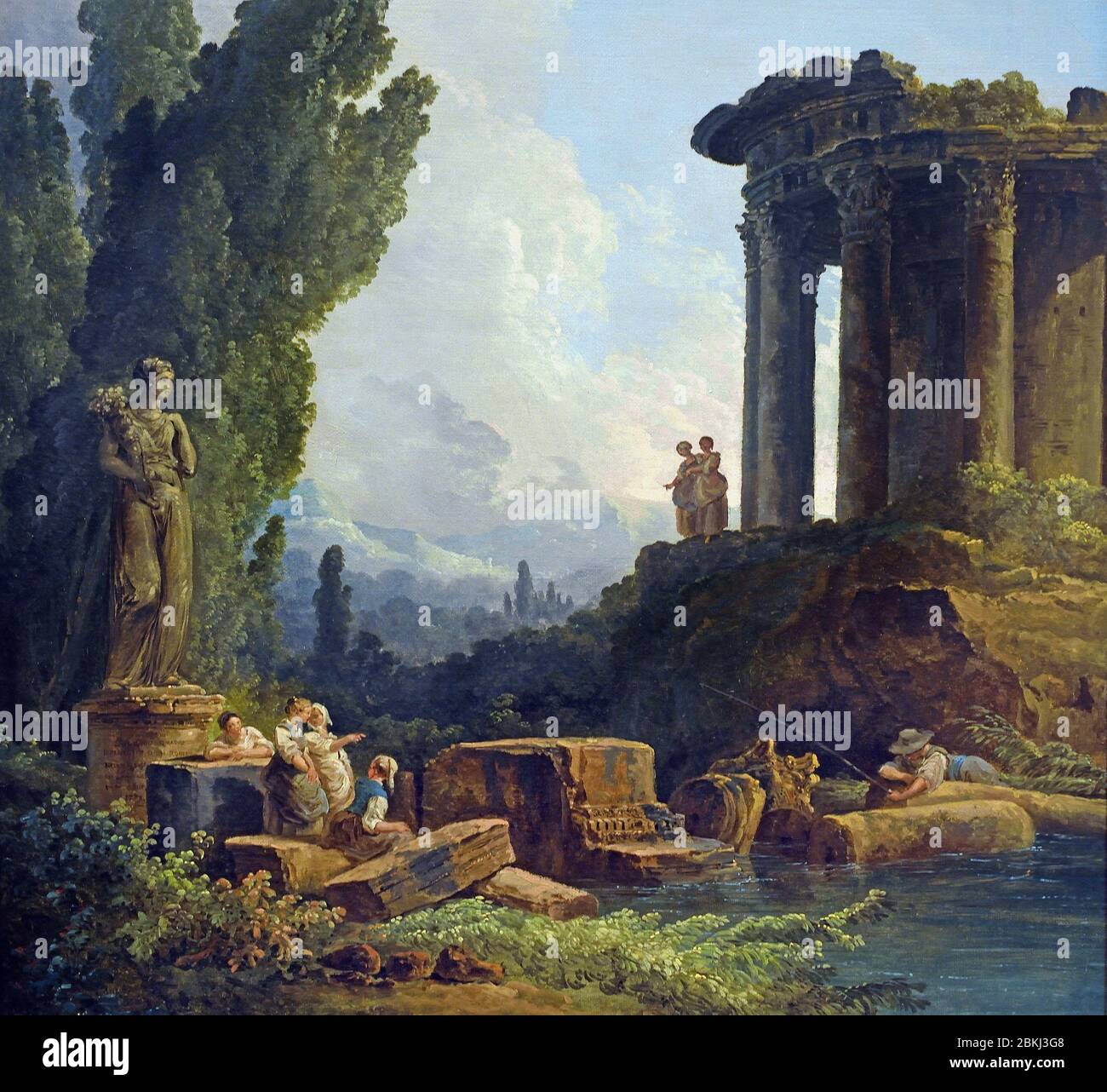 Hubert robert peintre ruines Banque de photographies et d’images à ...