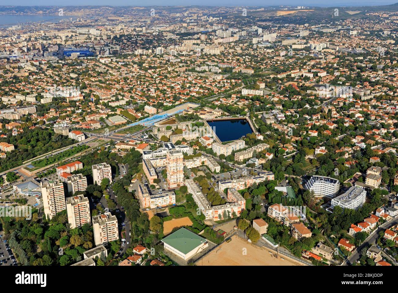 France, Bouches du Rhône, Marseille, 14ème arrondissement, quartier ...
