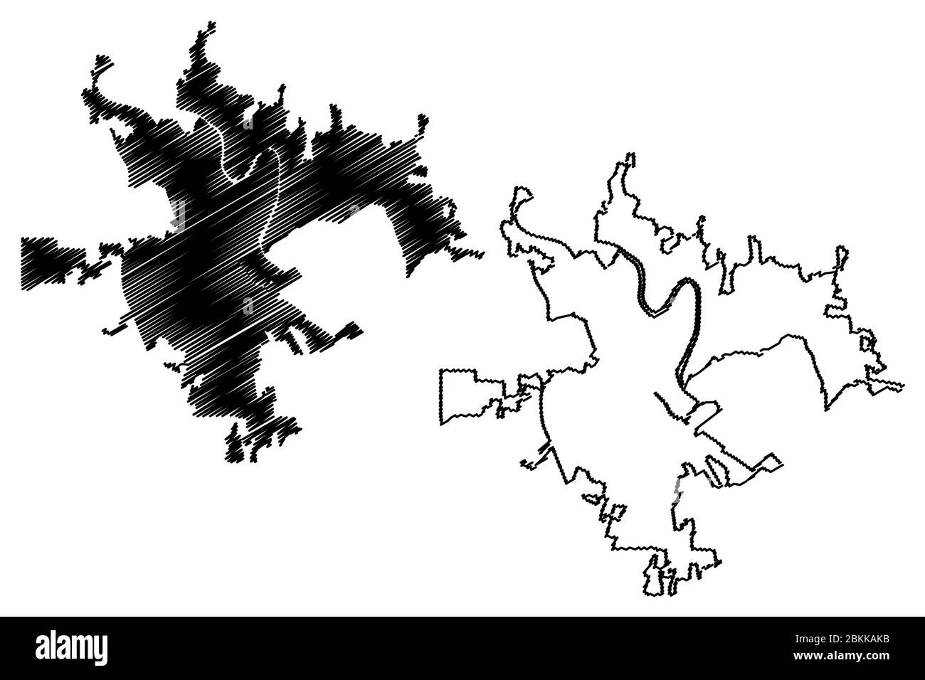 Verona City (République italienne, Italie, Vénétie) illustration ...