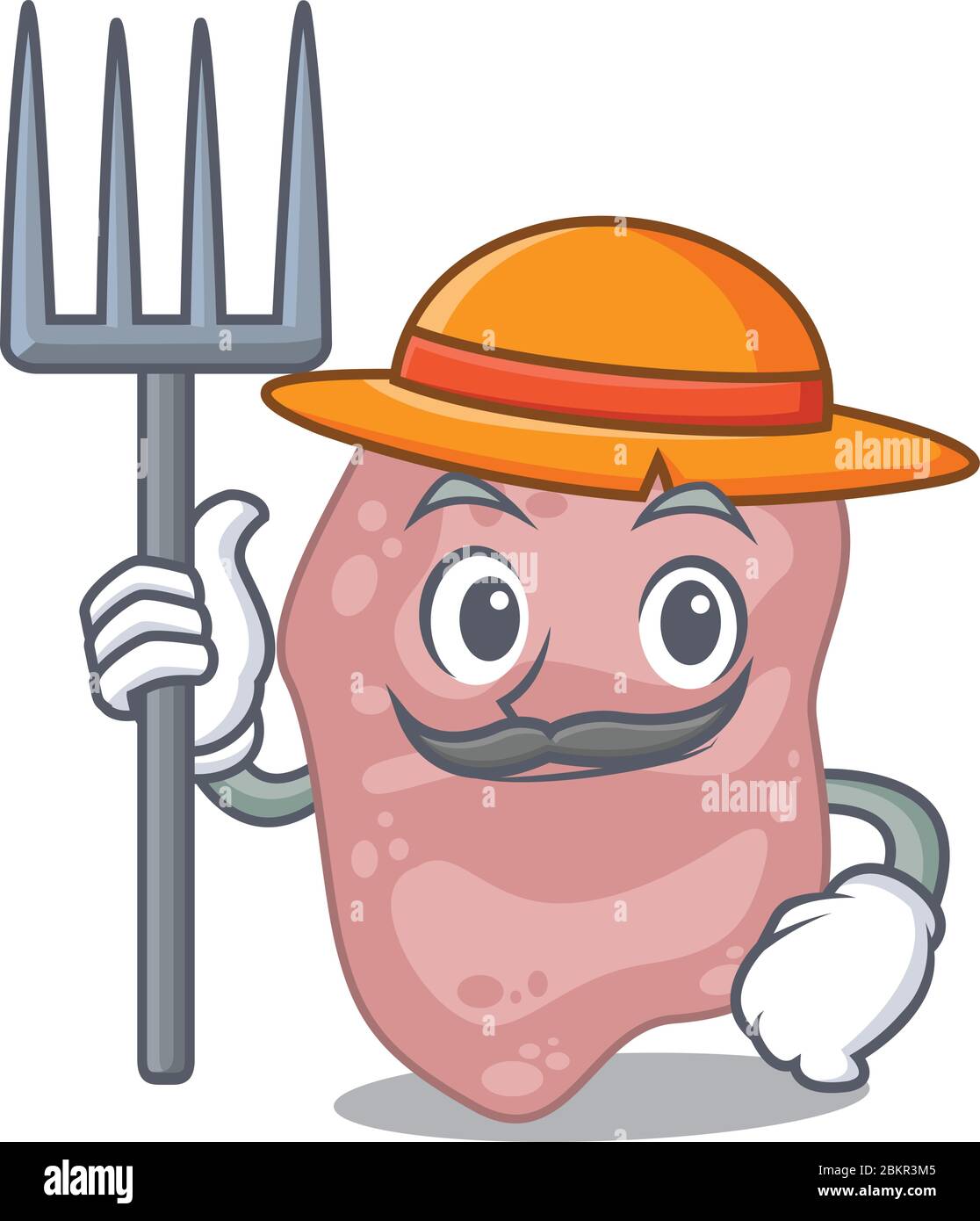 Dessin de personnage de dessin animé de verrucomicrobia comme un ...