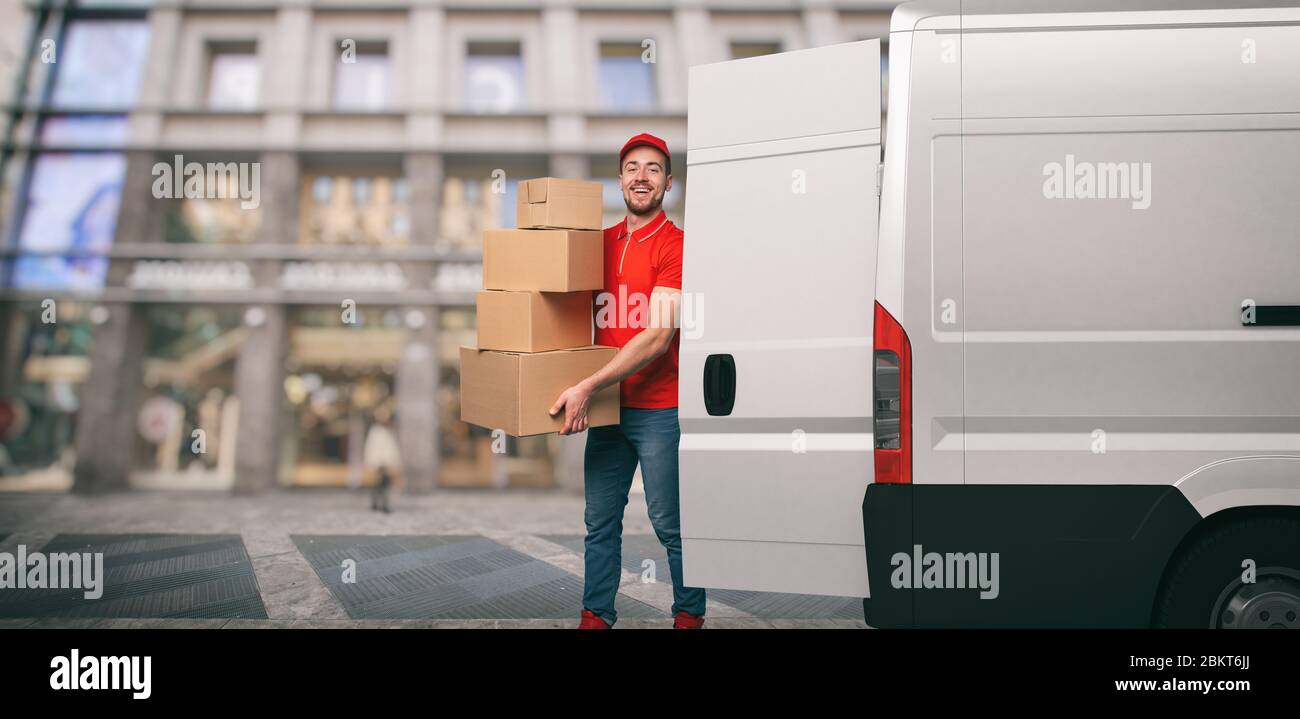 Ramassage des colis Banque de photographies et d’images à haute ...