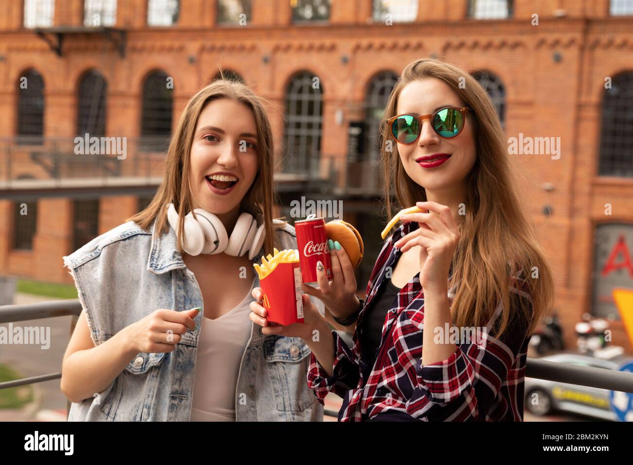Mcdonalds frites à la main Banque de photographies et d’images à haute ...