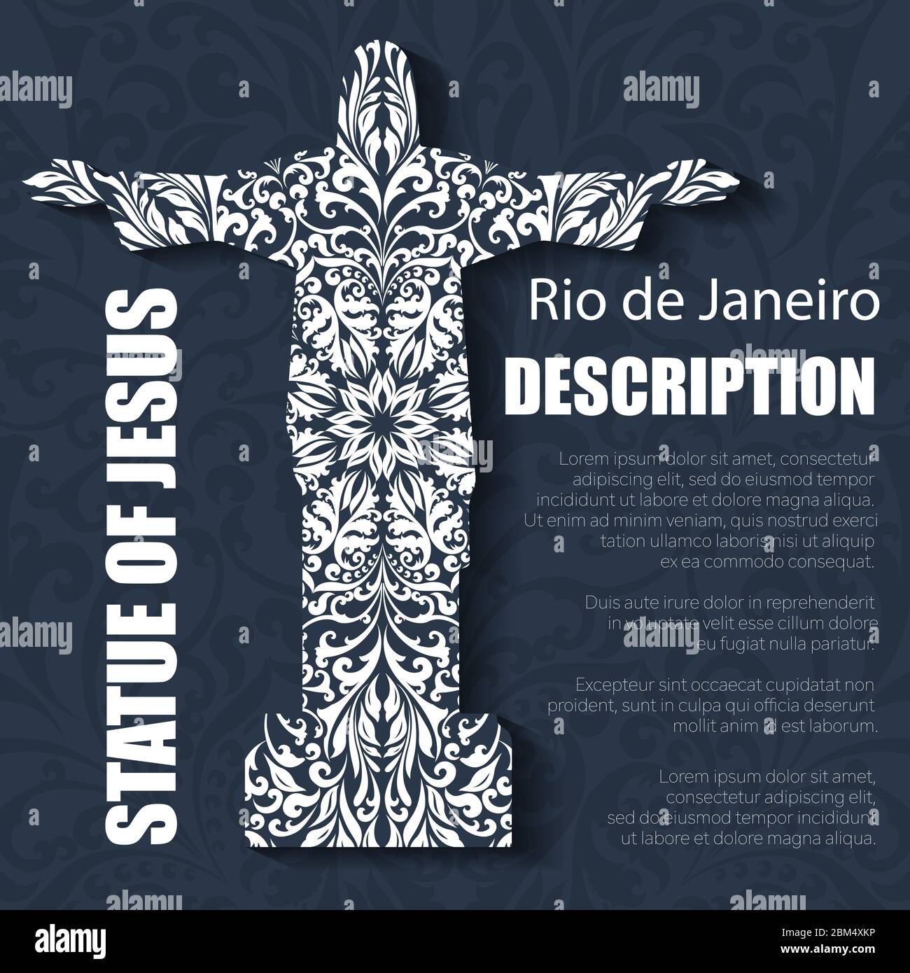 Jesus statue Banque d'images vectorielles - Alamy