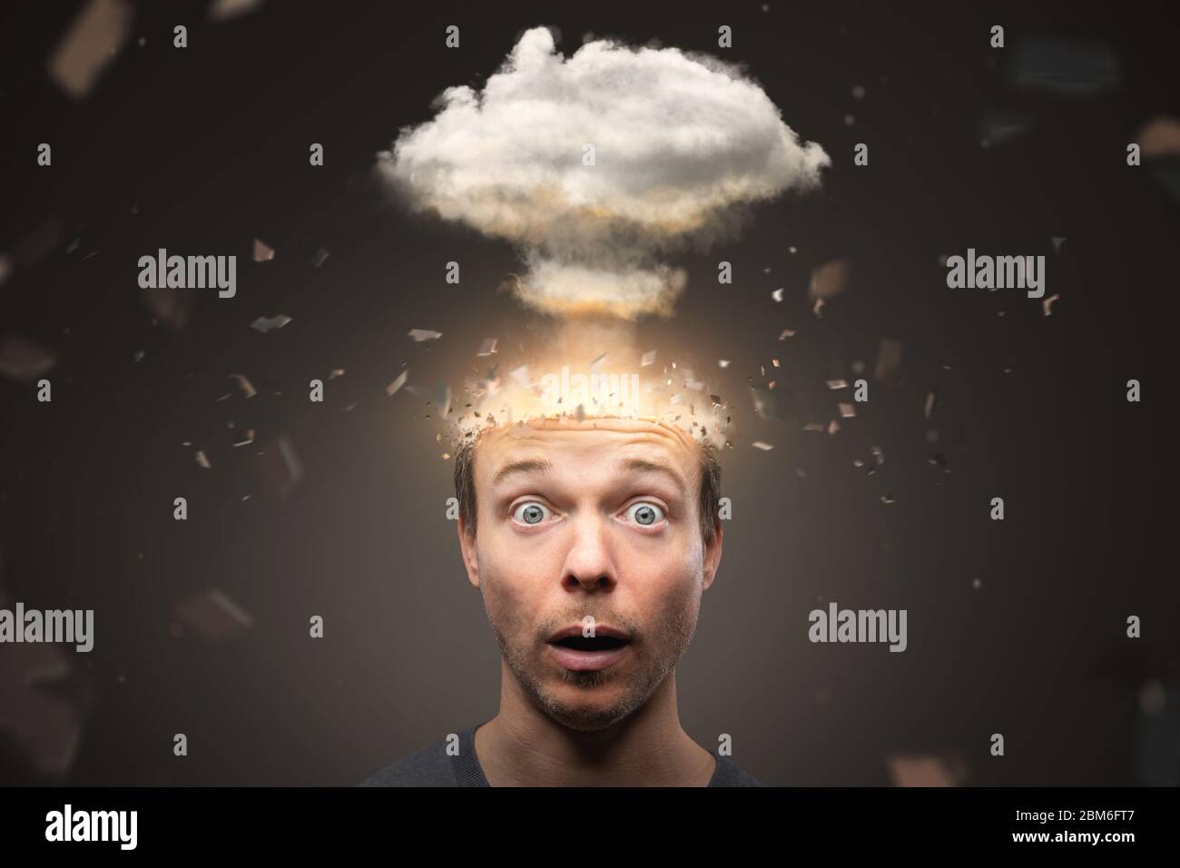 Cerveau qui explose Banque de photographies et d’images à haute ...