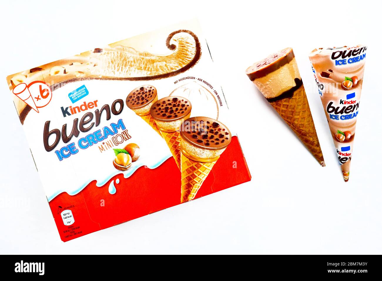 Crème glacée Kinder Bueno. Kinder est une marque de produits ...