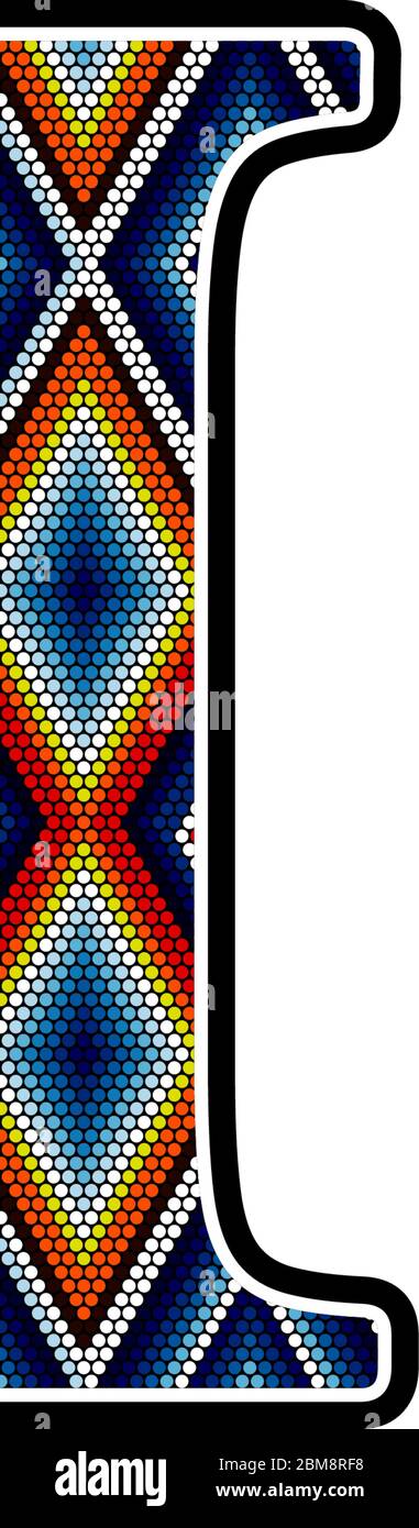 Lettre i majuscule Banque d'images vectorielles - Alamy