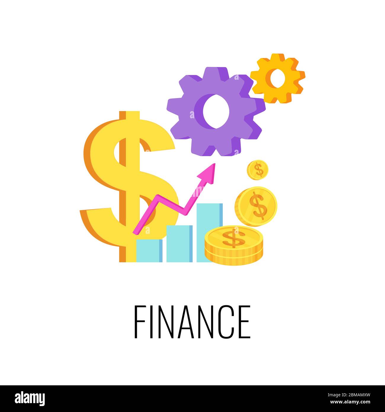 Pictogramme Infographie des finances. Illustration d'entreprise à ...