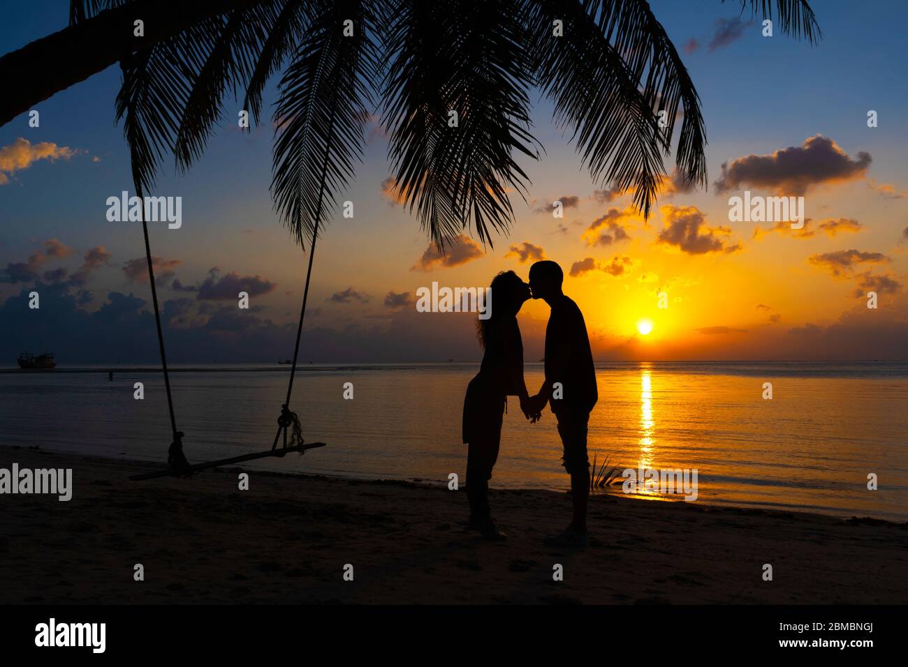 Soleil Bisous Mer Banque d'image et photos - Alamy