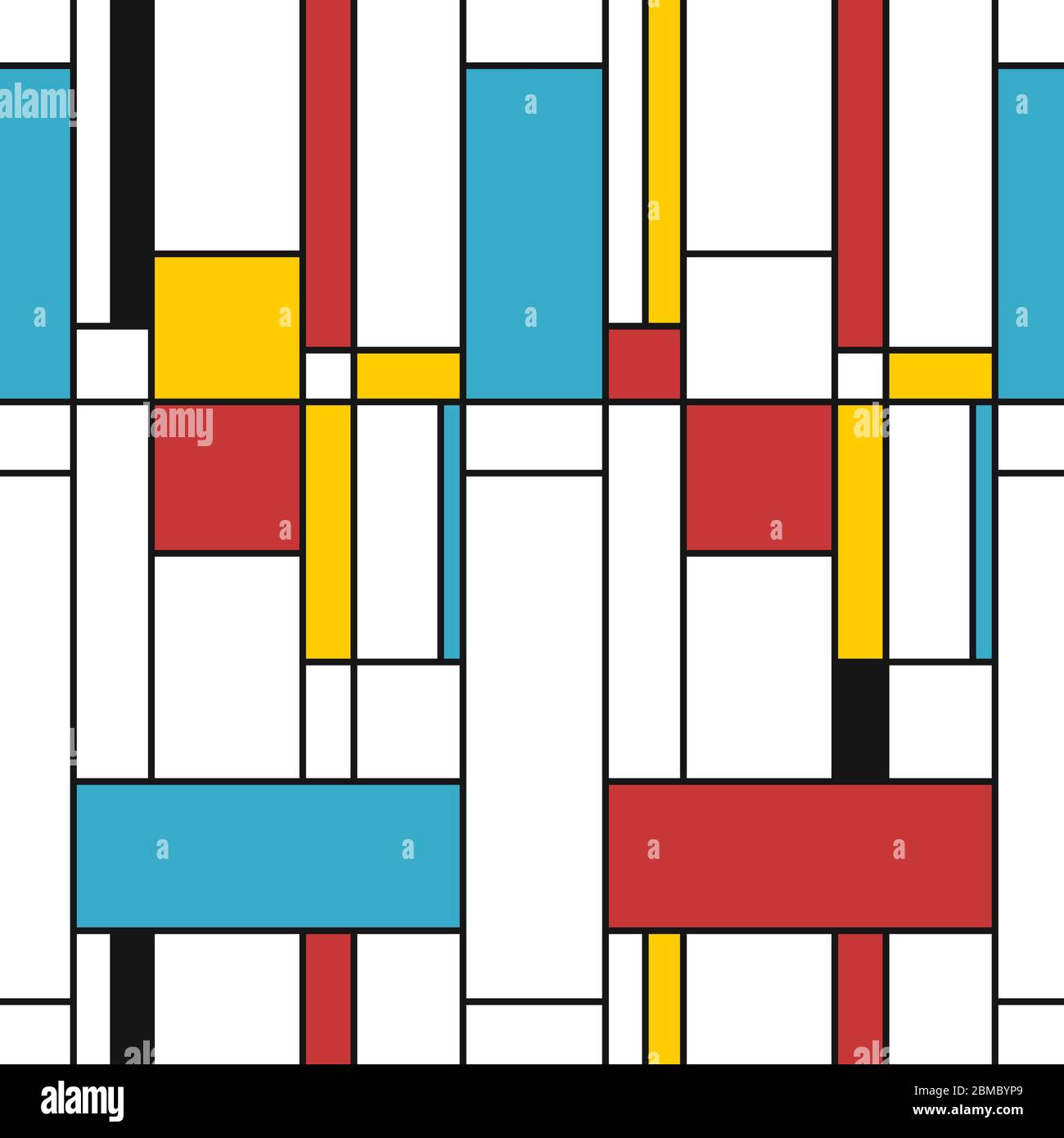 Modèle simple et moderne - seamless texture en style Mondrian. Pour la ...