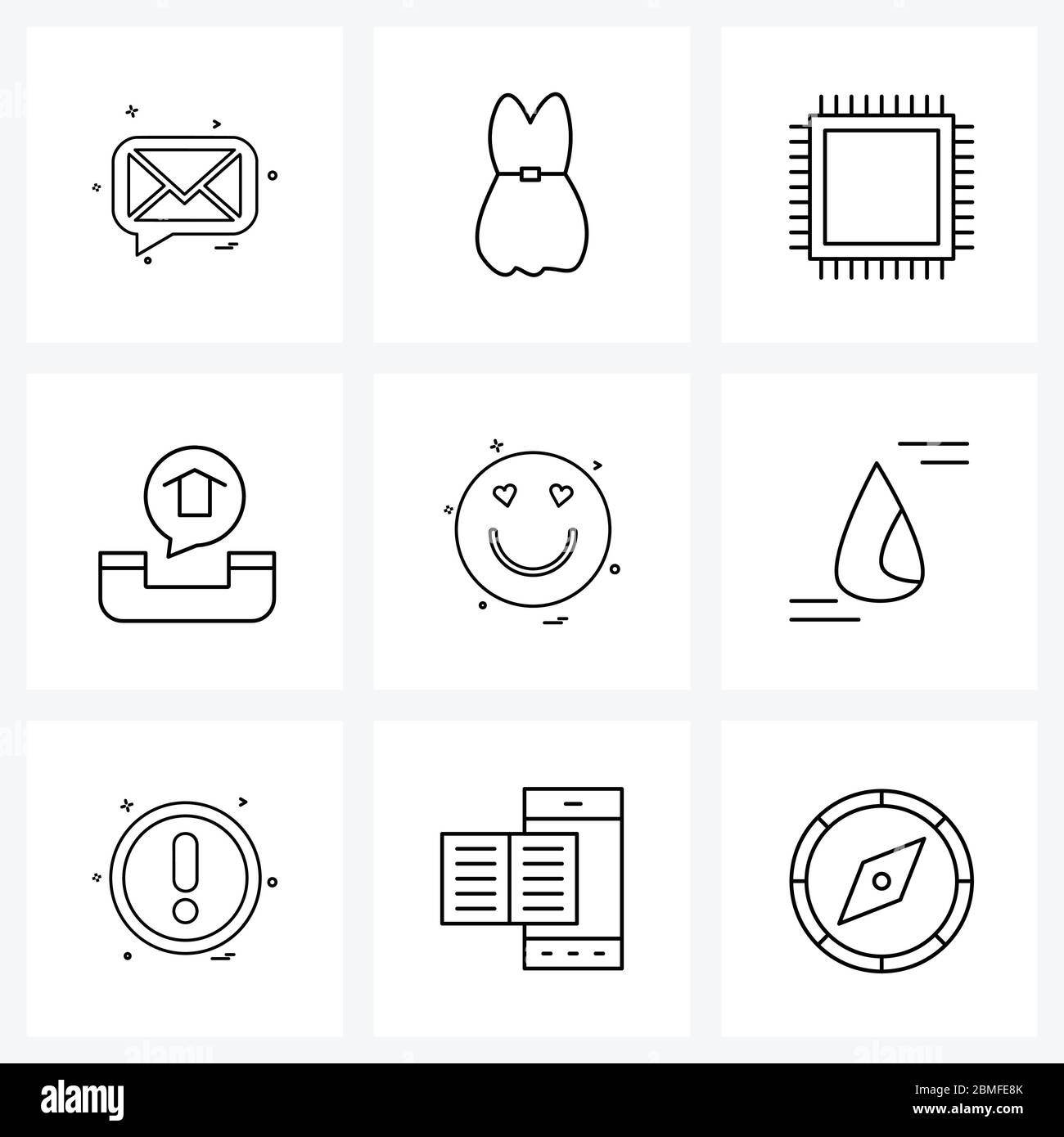 Emote smiley Banque d'images vectorielles - Alamy