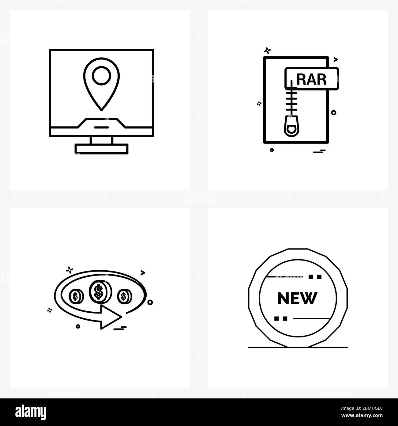 Pictogrammes taper Banque d'images noir et blanc - Alamy