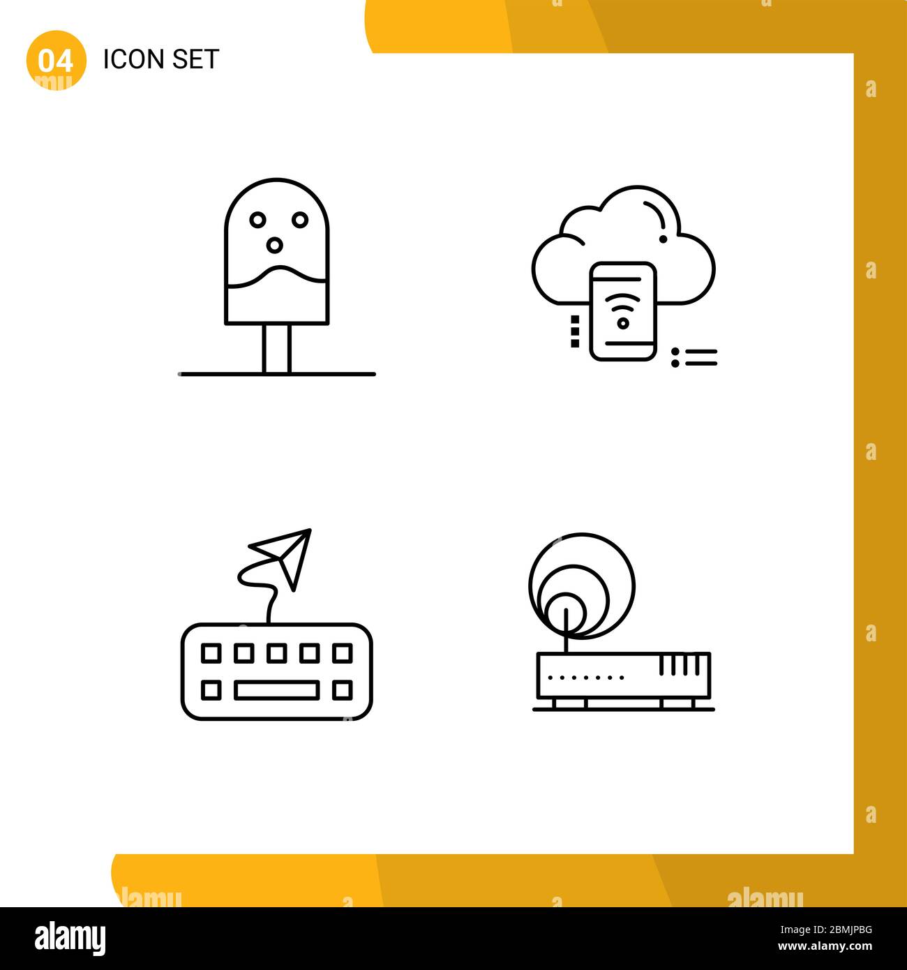 Pictogrammes taper Banque d'images vectorielles - Alamy