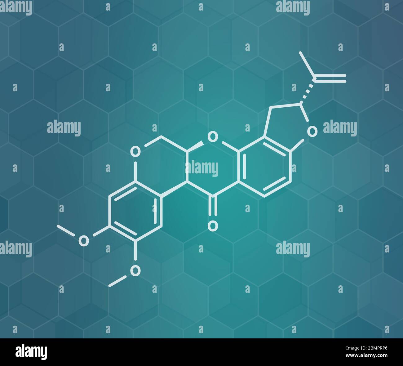 Molécule d'insecticide à large spectre de rotenone. Également lié au ...