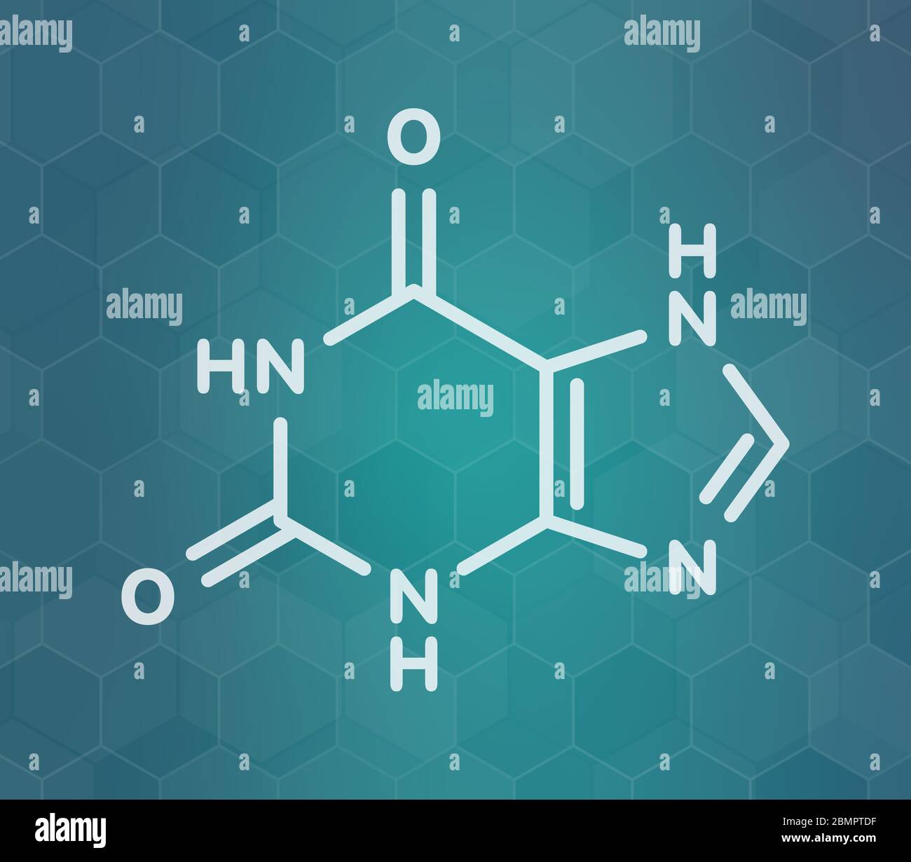 Xanthine molecule Banque de photographies et d’images à haute ...