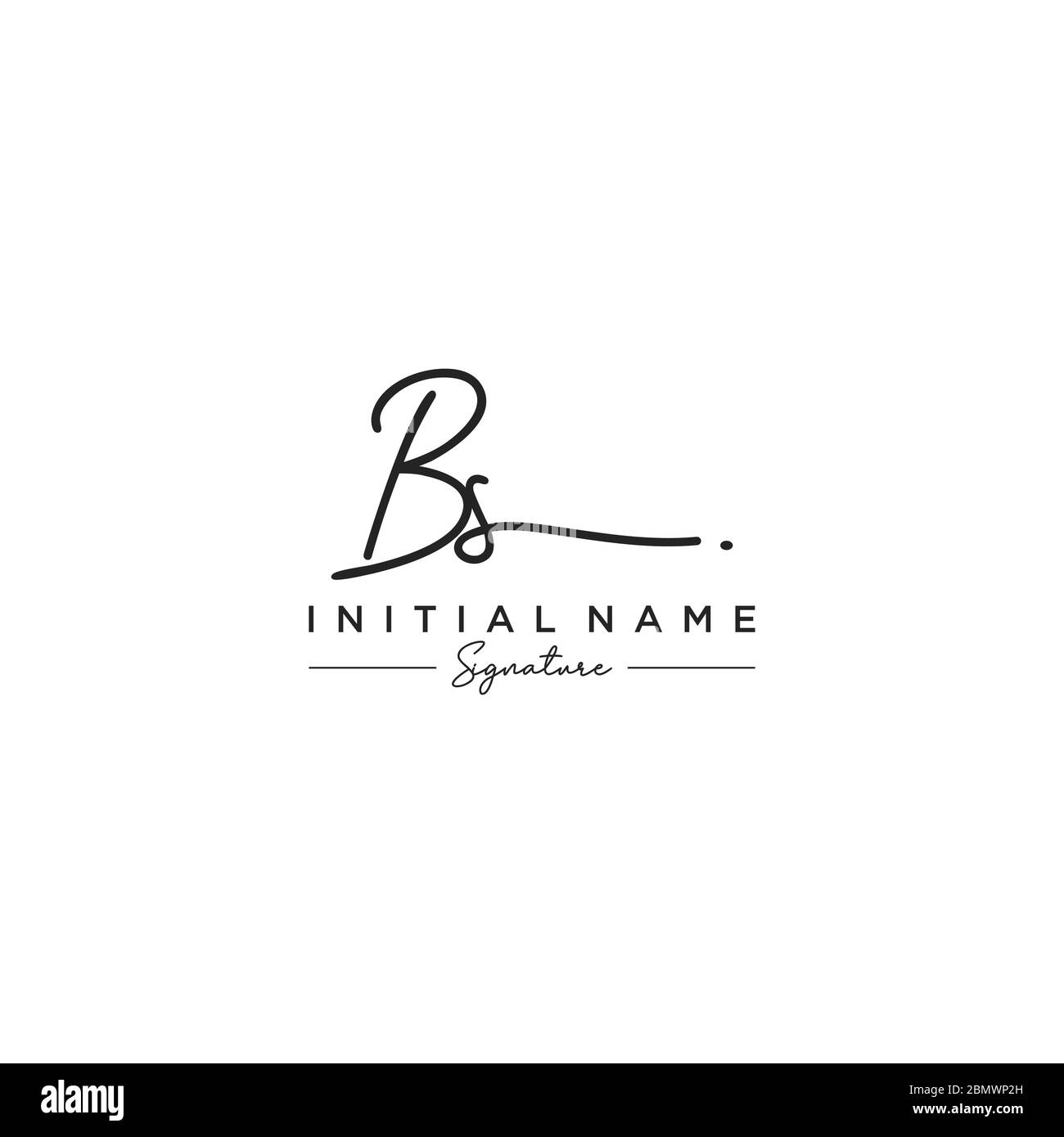 Logo de lettre bs Banque de photographies et d’images à haute ...