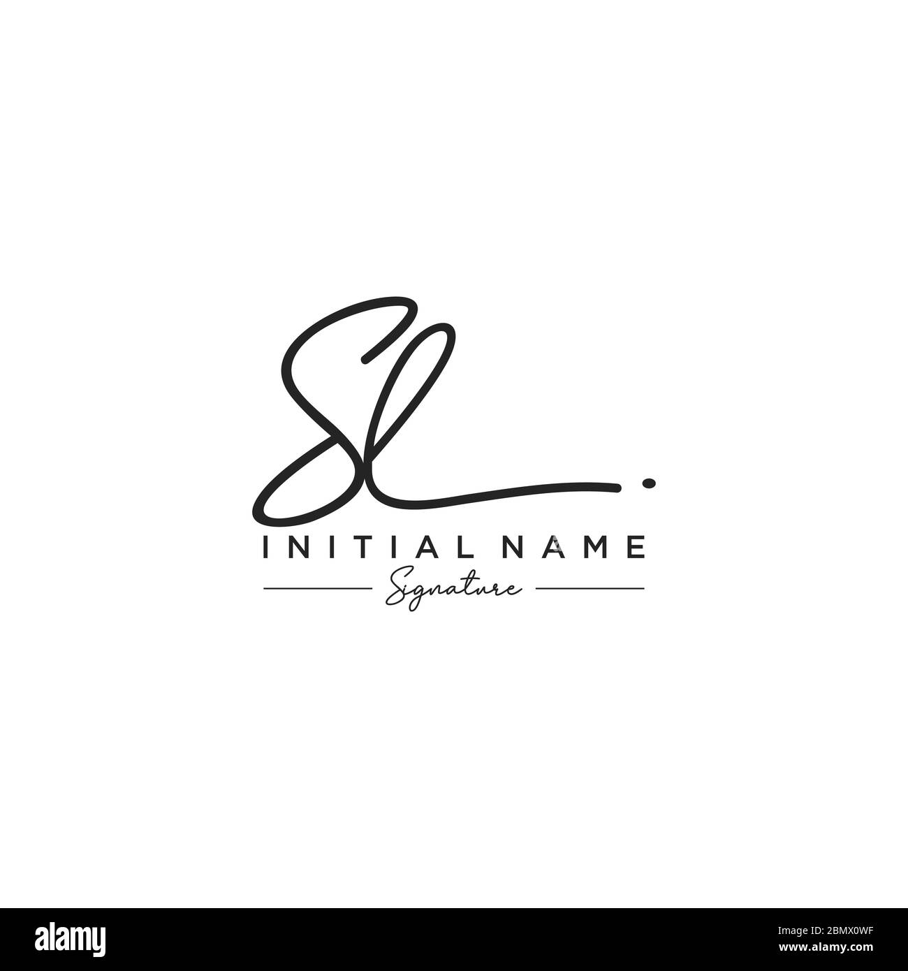 Lettre sl Banque d'images vectorielles - Alamy