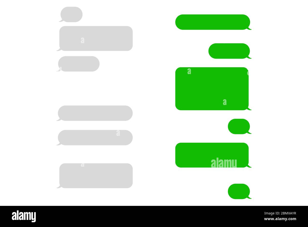 Message emoticon Banque d'images vectorielles - Alamy