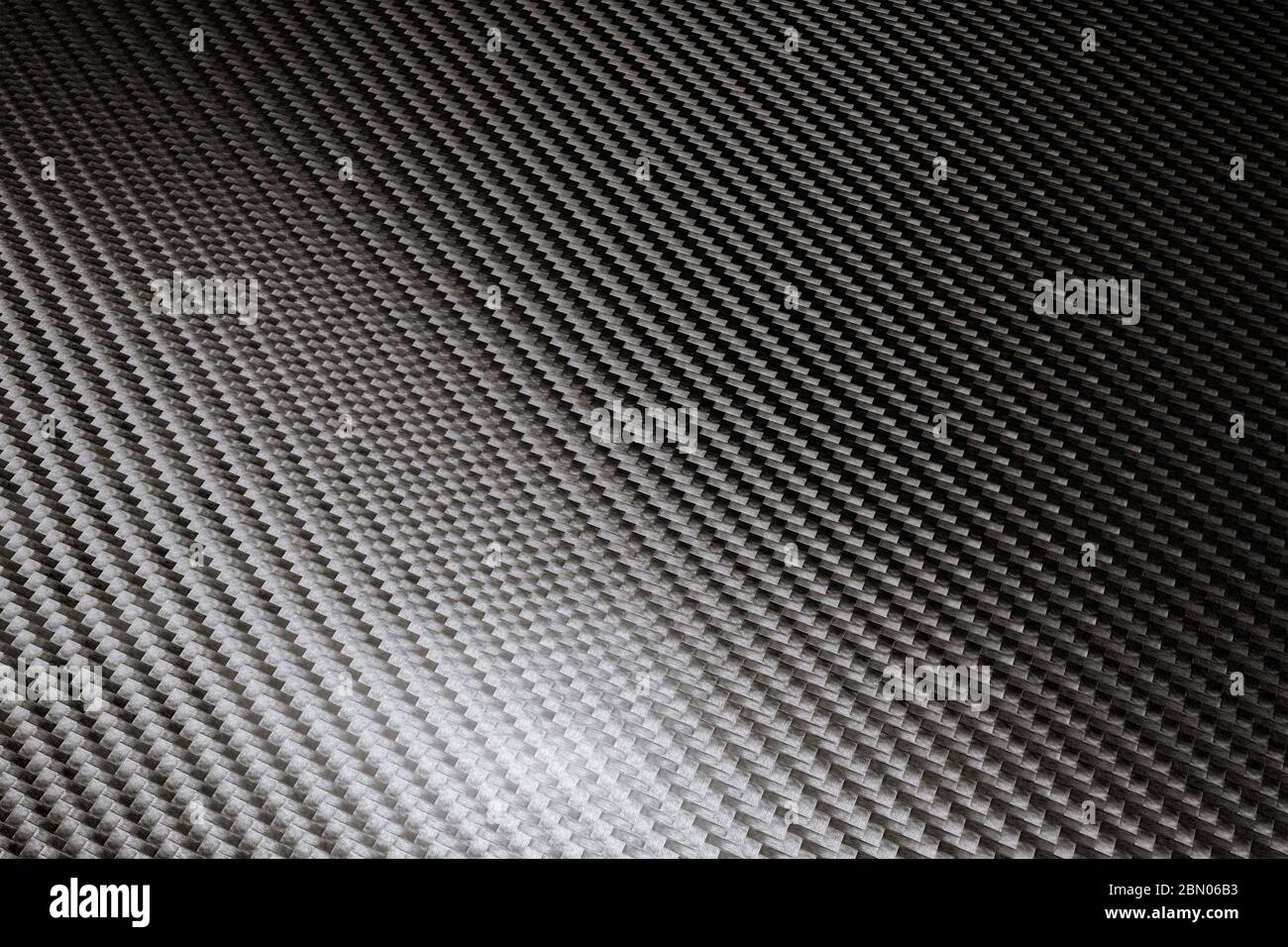 Photo macro de la surface de texture de la fibre de carbone grise ...