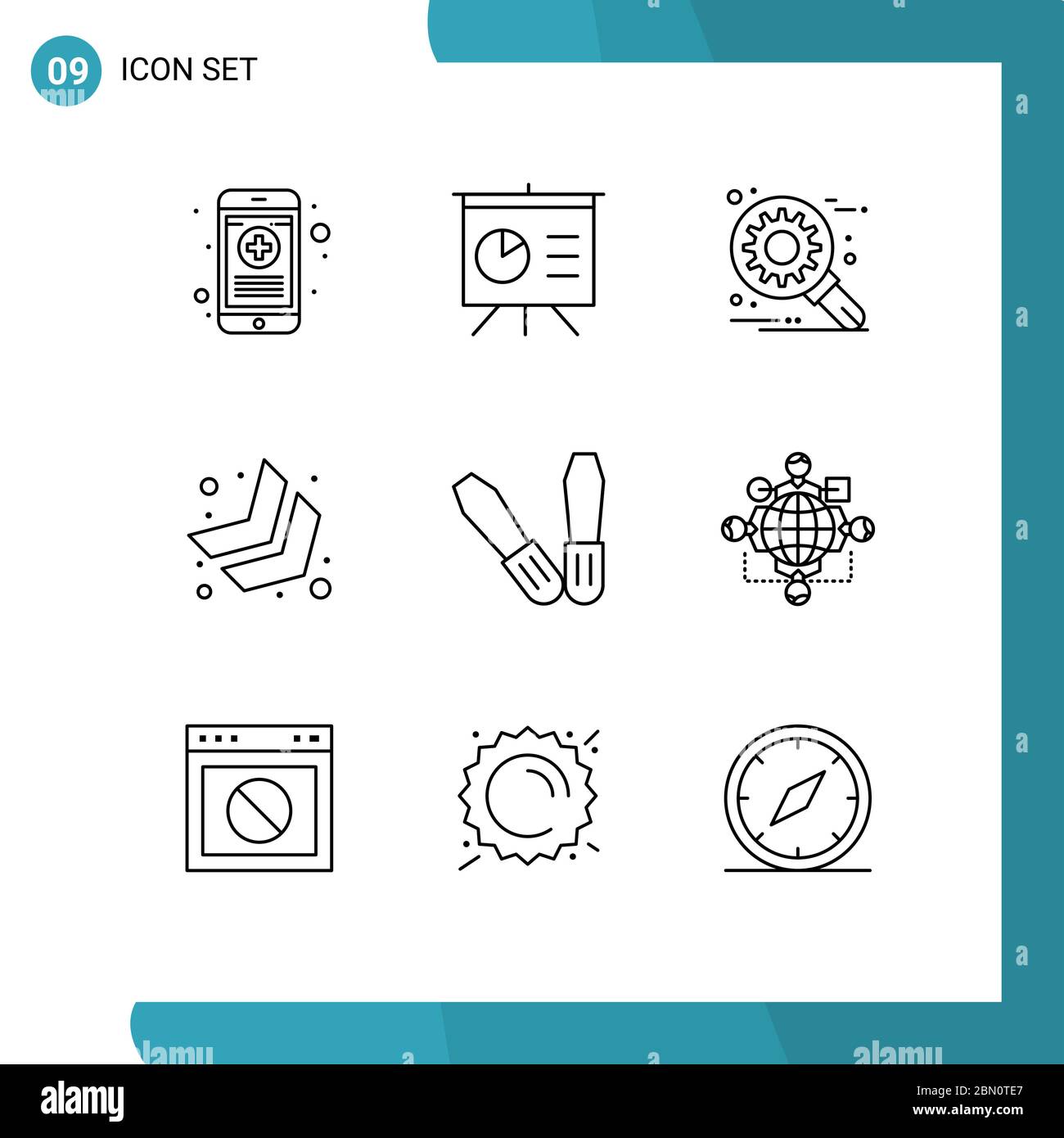 Tableau d'instructions Banque d'images vectorielles - Alamy